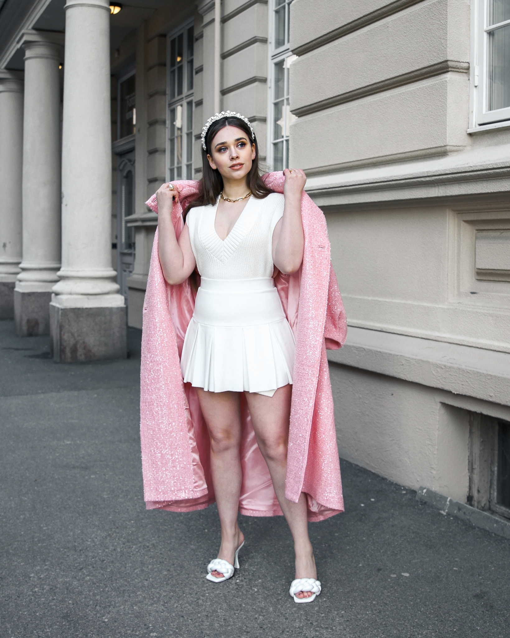 Shiny, Sparkly, Pink Princess Coat - Sandra Skaar